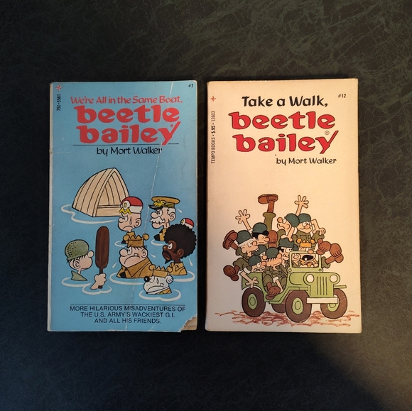 Other | Vintage Beetle Bailey Comic Books Set Of 2 | Poshmark